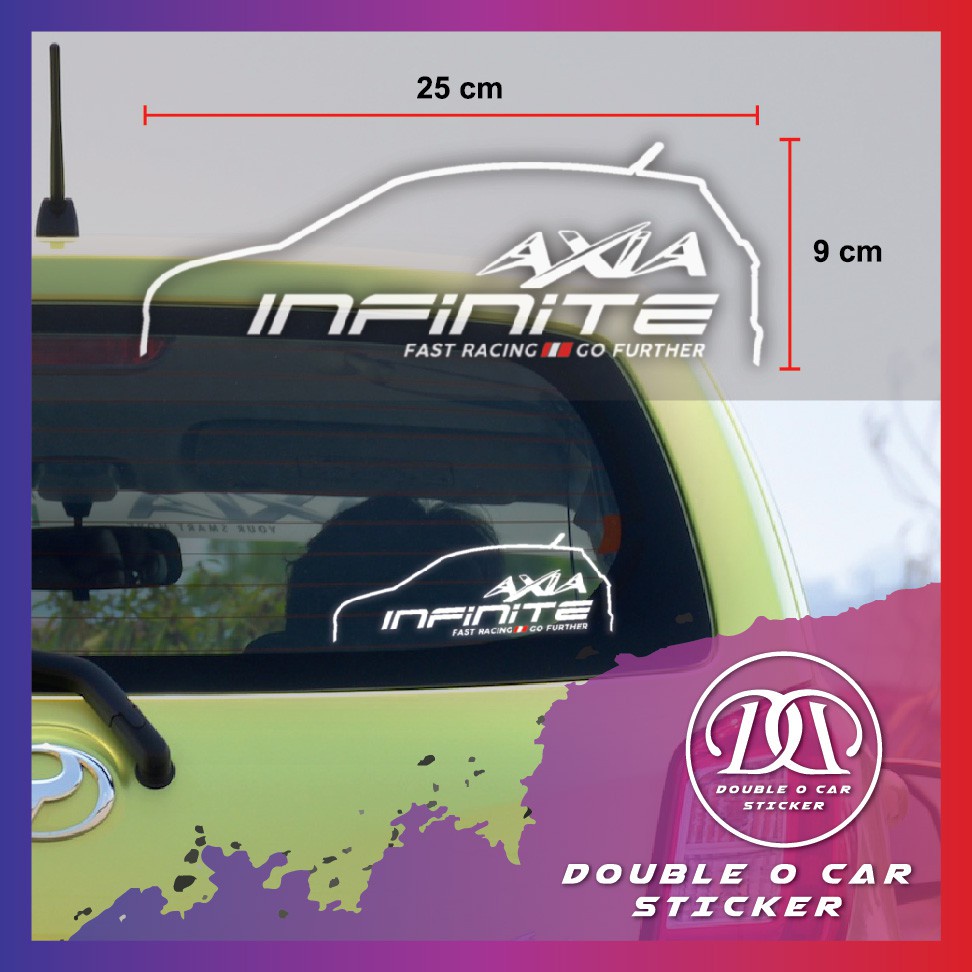 [Ready Stock]Perodua AXIA Line Symbol Sharpe High Grade Sticker GR00005 ...