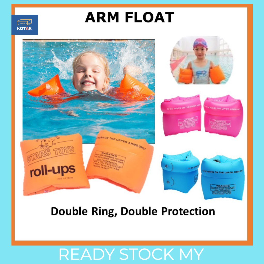 Inflatable Arm Float Arm Ring Kids Float Swimming Safety Aids | Shopee ...