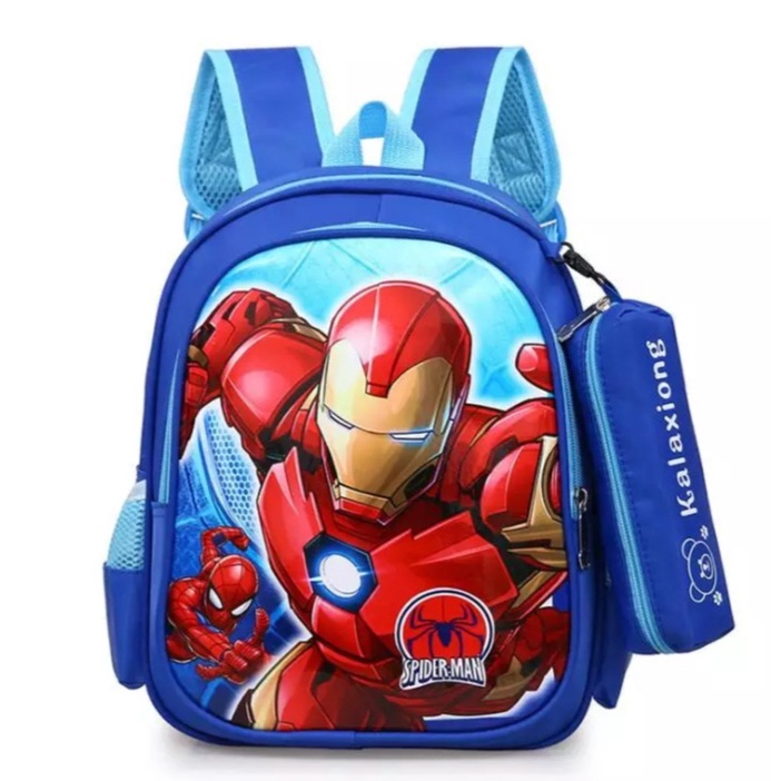 Happybags Boys School Bags IRON MAN 2in1 Children's Bags Boys Backpacks ...