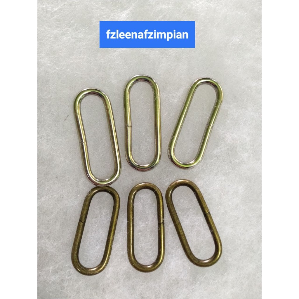 METAL OVAL RING ( 10 PCS ) | Shopee Malaysia