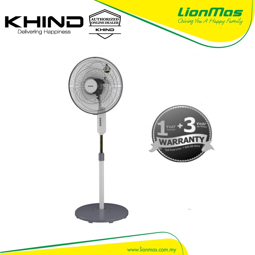 Khind Stand Fan (16'') KHI-SF1682SE | Shopee Malaysia