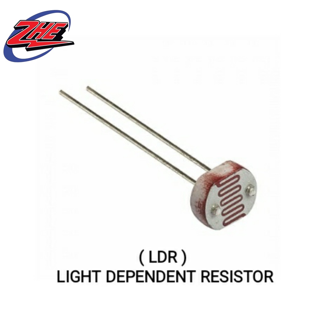 LDR LIGHT DEPENDENT RESISTOR / SENSOR PHOTOSENSOR (1004008) | Shopee ...