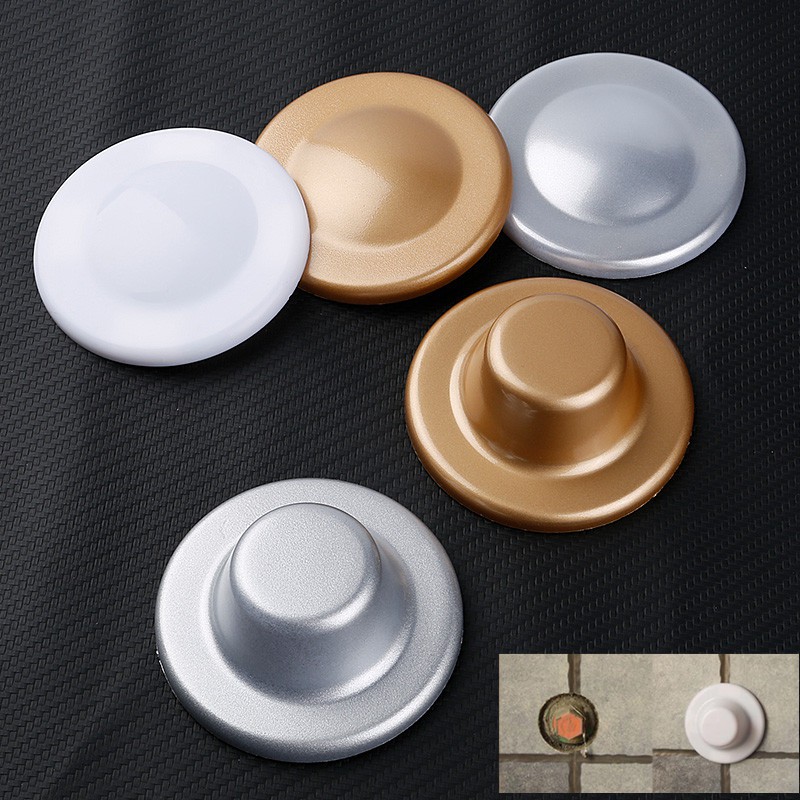 1PCS 80mm Round Wall Hole Dust Cover Self Adhesive Plastic Decorative ...