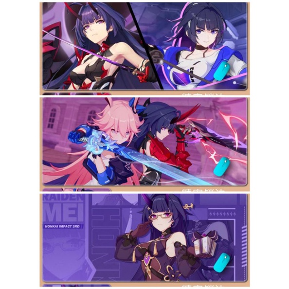 Honkai impact 3 mousepad elysia herrscher of human herrscher of ...