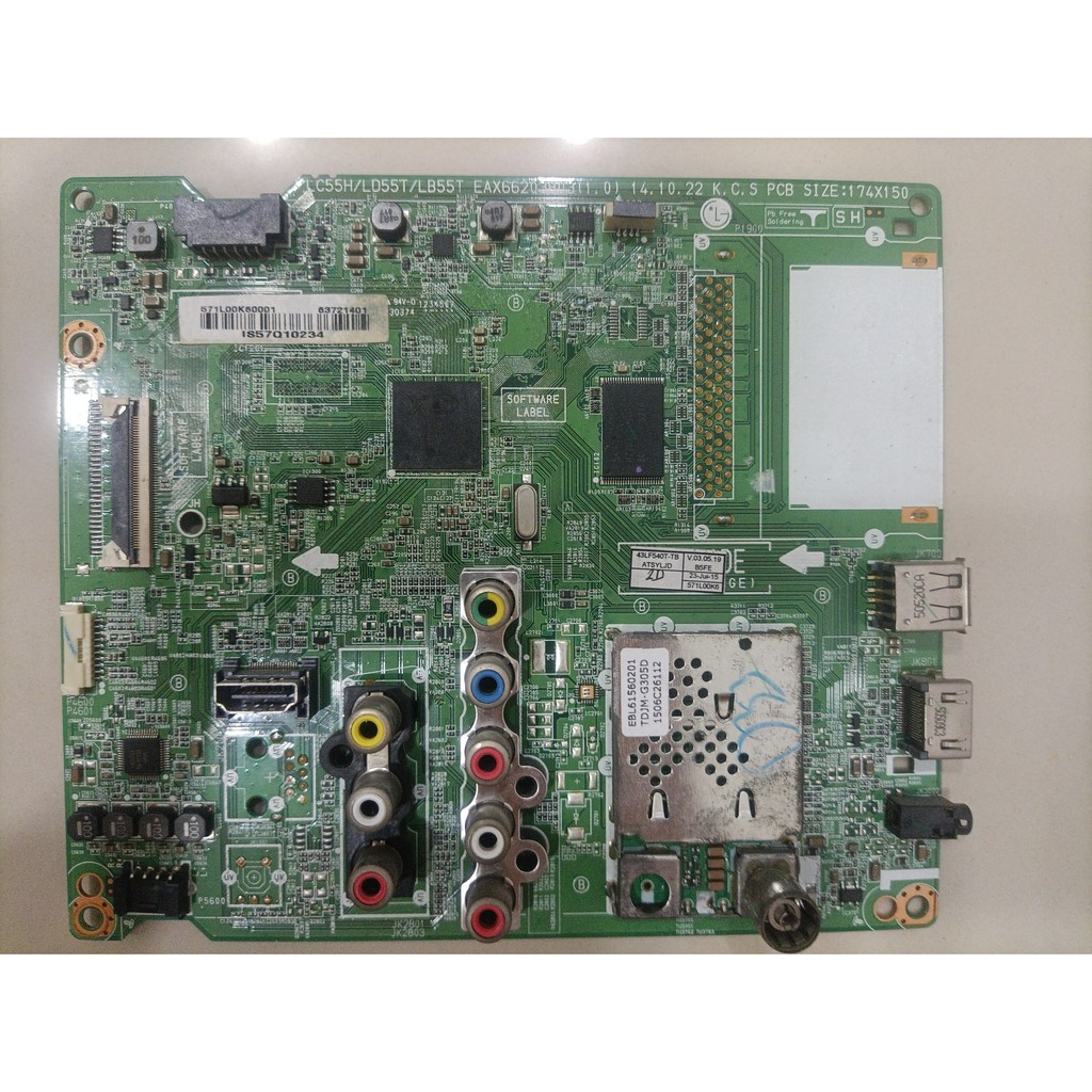 LG LED TV 43LF540T 43LF540T-TB Power Board E247691 Main Board ...