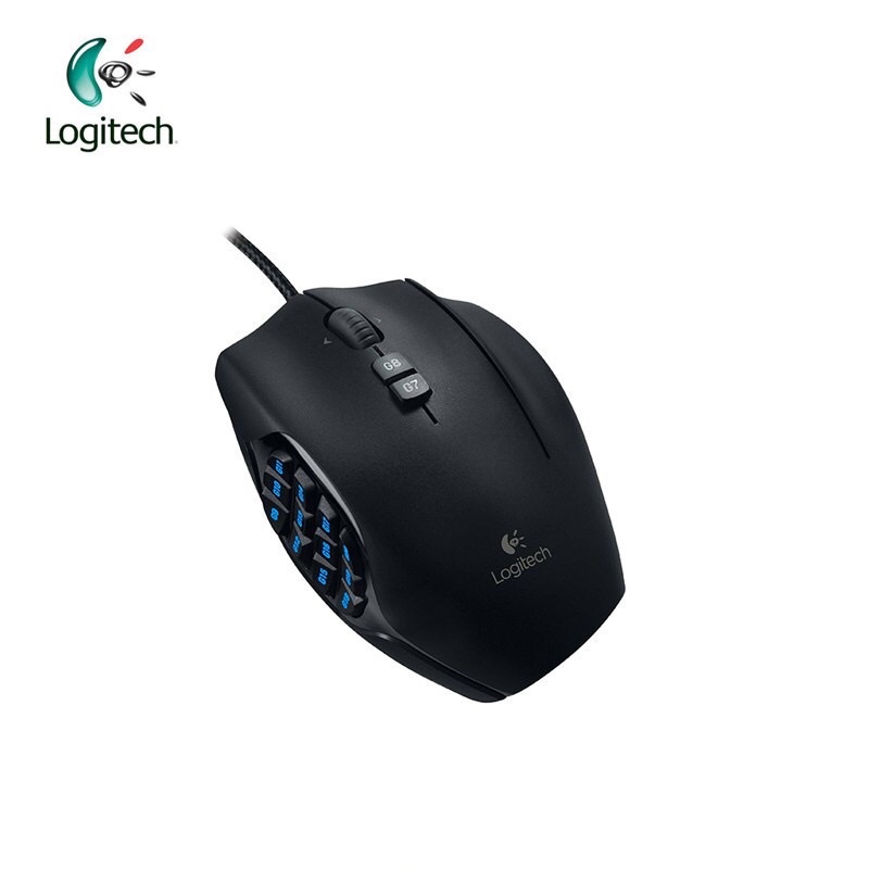 Logitech G600 MMO Gaming Mouse, RGB Backlit, 20 Programmable Buttons ...