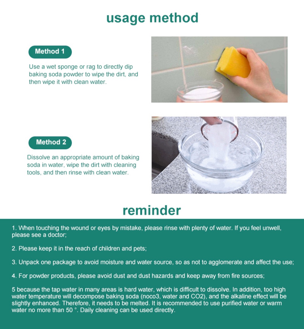 [10pkt x 25g + 3g] Multi Purpose Soda Sodium Bicarbonate / Bikarbonate ...