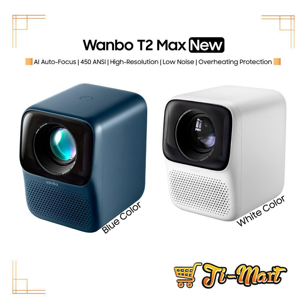 WANBO T2 Max NEW Projector [AI Auto-Focus | 450 ANSI | High-Res | Low Noise | Overheating ...