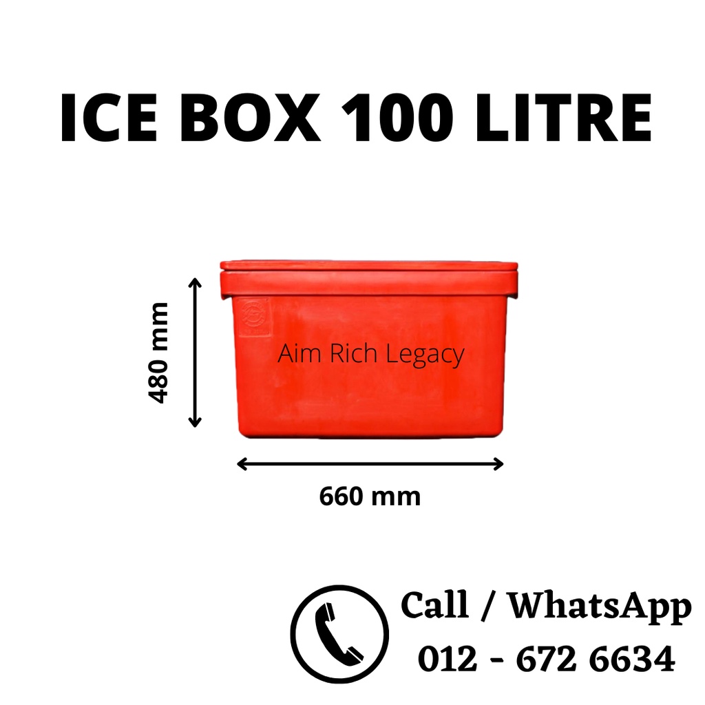 Ice Box/Tong Ais/Ice Bucket/Tong Ikan/Cooler Box/Cold Storage/Tempat ...