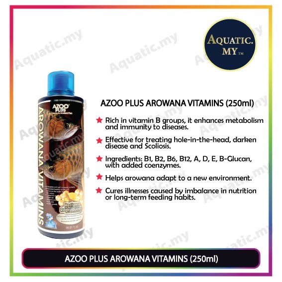 Azoo Plus Arowana Vitamins (NEW) For Aquarium Fish /Vitamin Ikan Arowana | Shopee Malaysia