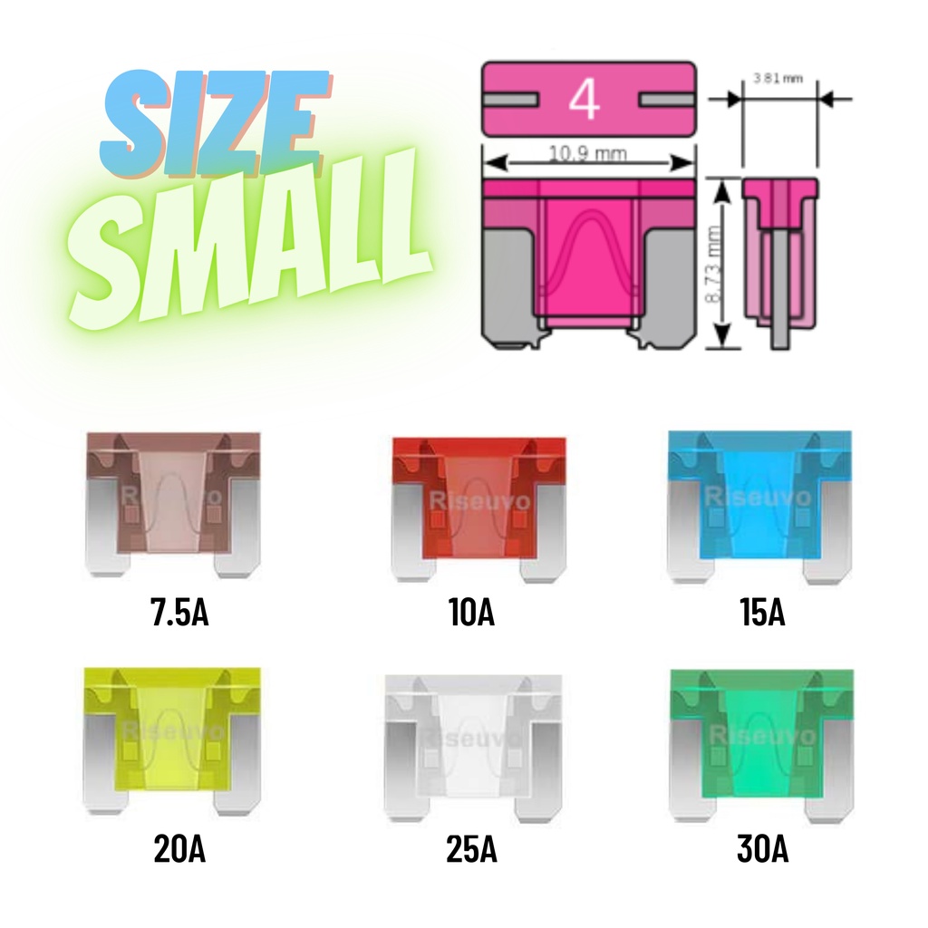 Vehicle Fuse Standard Fuse Mini Fuse Micro Fuse / Car Fuse Motorcycle ...