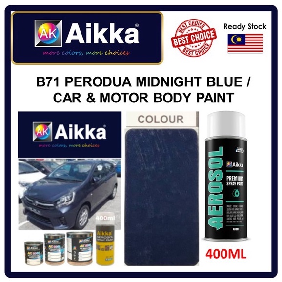 AIKKA Automotive Paint / Perodua B71 MIDNIGHT BLUE / AXIA / Touch Up ...