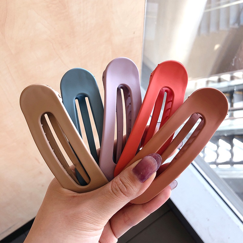 Large face hair clip one word clip bangs clip hairpin top clip ...