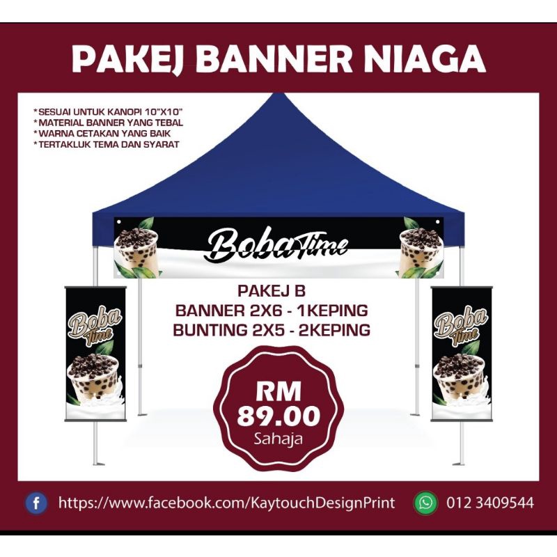 Set Banner Bunting Niaga (Pakej B) | Shopee Malaysia