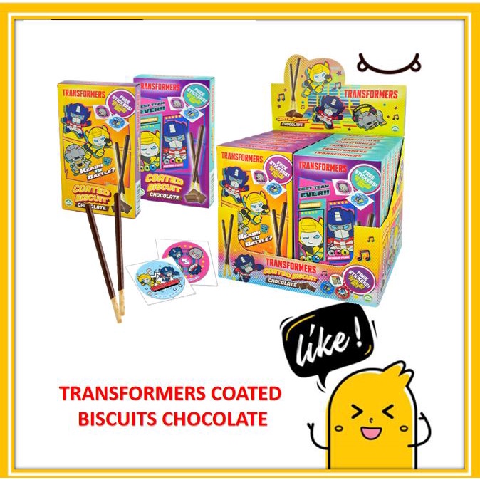 Transformers Coated Biscuits Chocolate 32g | Shopee Malaysia