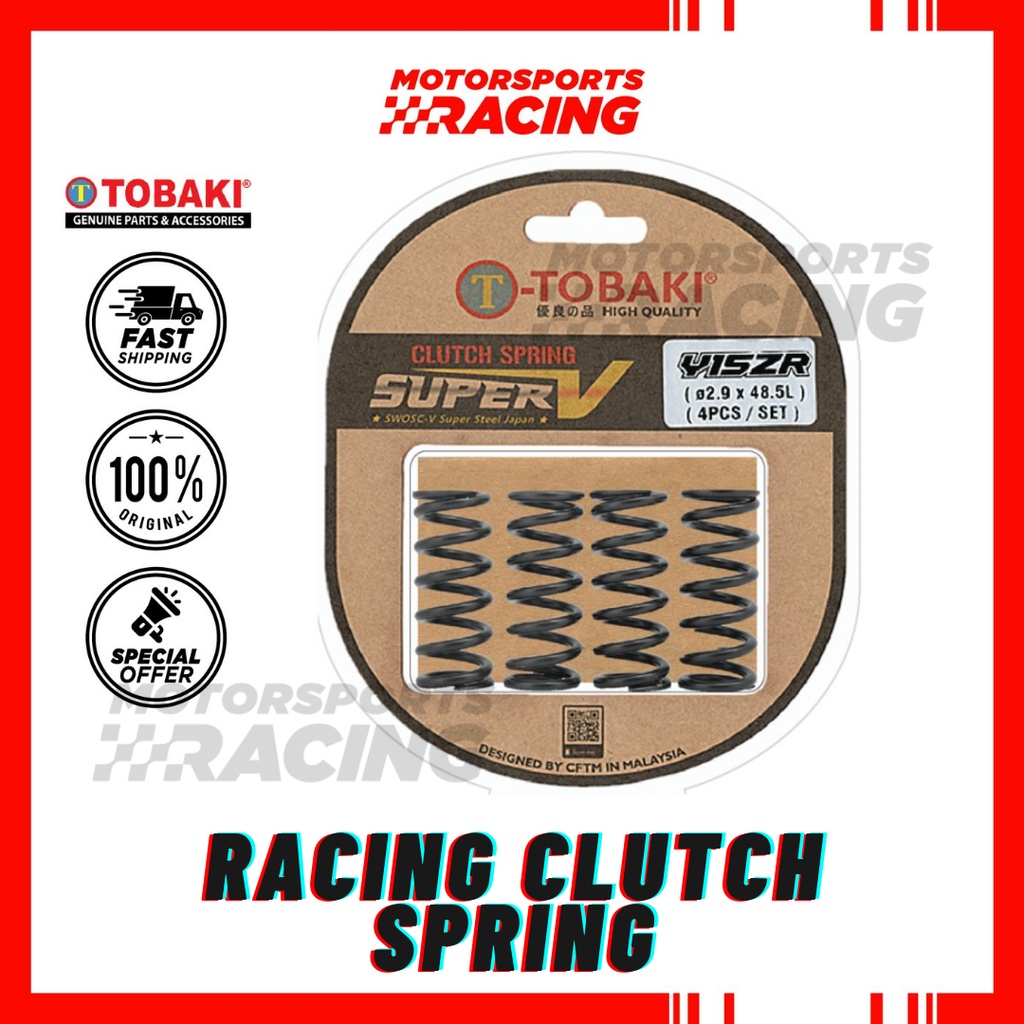 TOBAKI CLUTCH SPRING RACING >>YAMAHA HONDA KAWASAKI SUZUKI MODENAS SYM ...