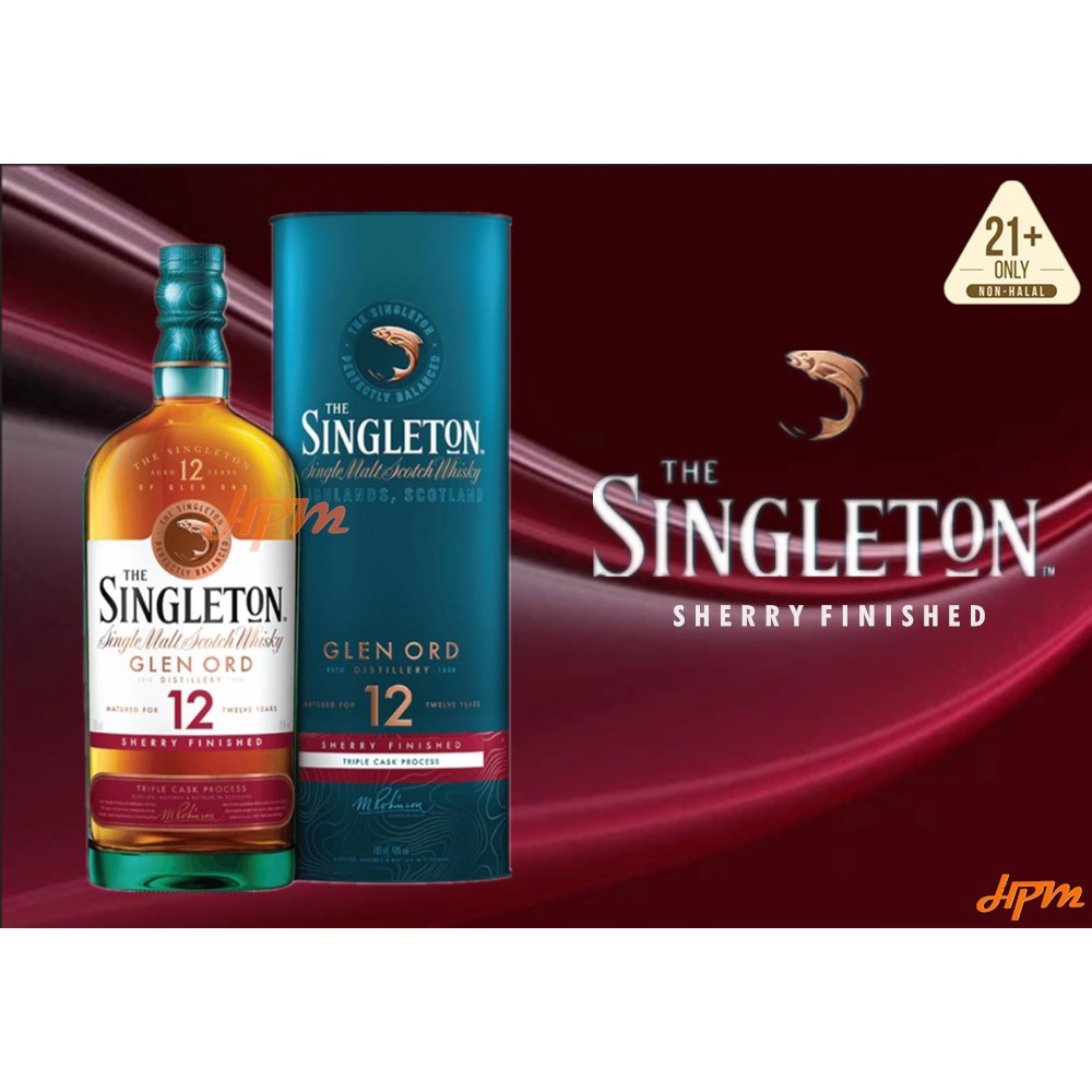 SINGLETON Of Glen Ord 12 Year Old Sherry Finished Single Malt Scotch Whisky 700ml | Shopee Malaysia