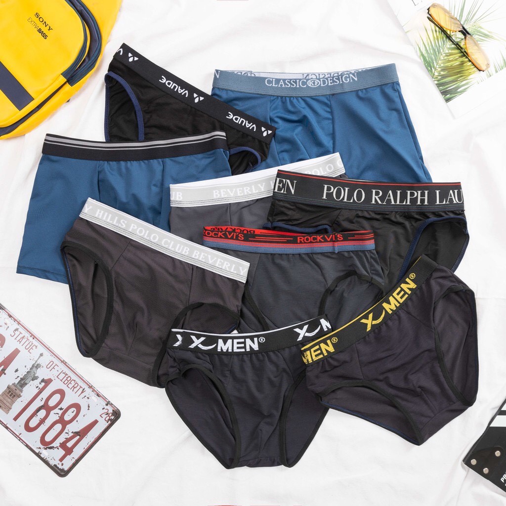 Men's triangle briefs - AB store men's cross briefs with cool, 4-way ...