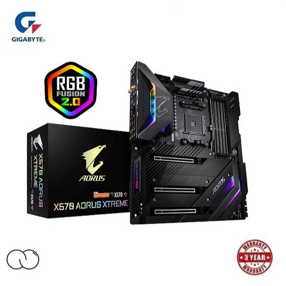 GIGABYTE X570 AORUS XTREME MOTHERBOARD/AMD Ryzen GAMING E-ATX WiFi MOBO ...