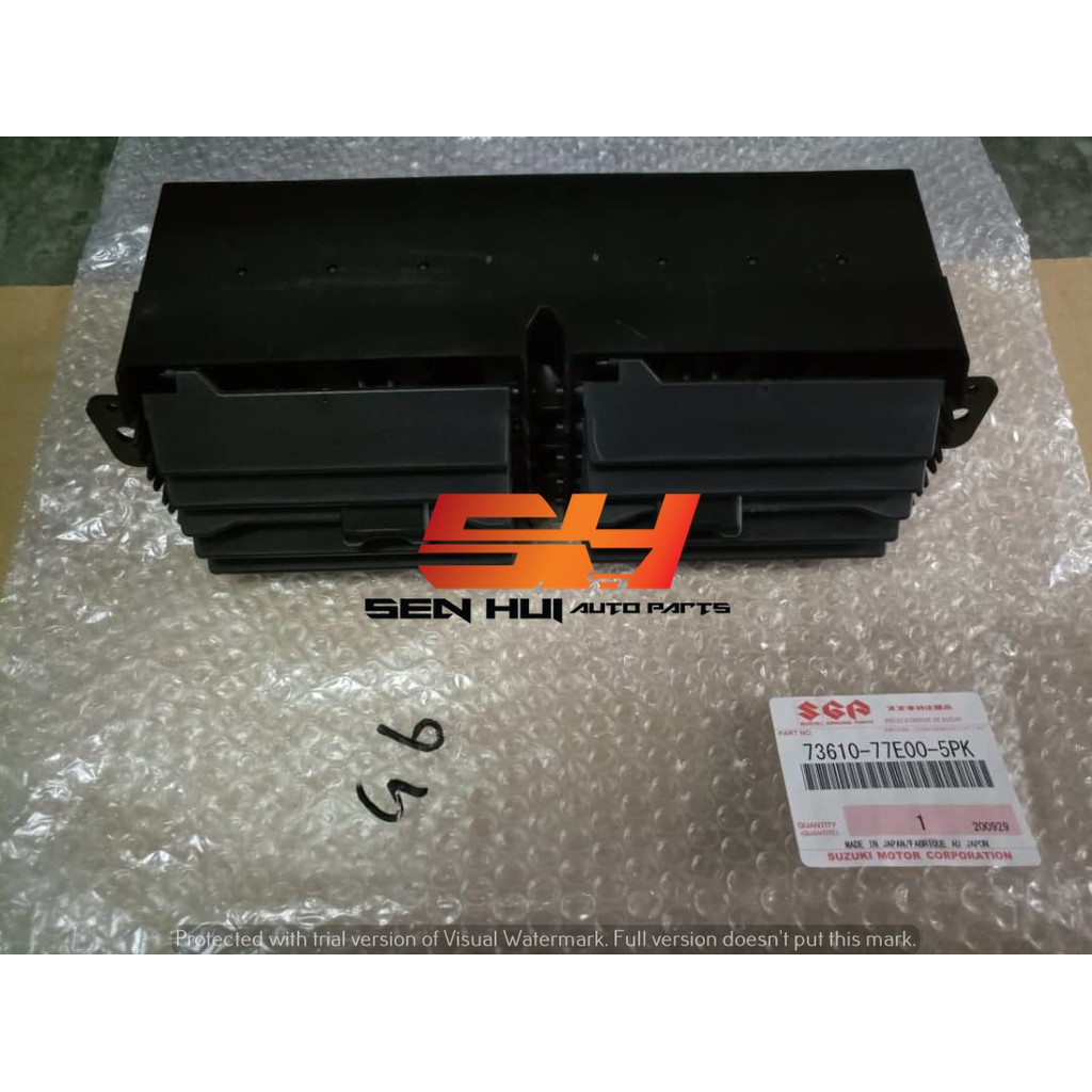 Suzuki Vitara / Vitara V6 A/C GRILLE ctr black 73610-77E00-5PK Genuine ...