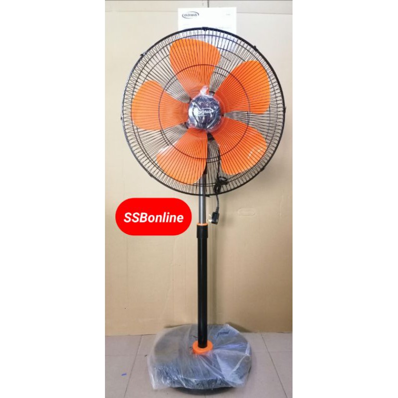 DAWA 20" FAN BLADE--POWERFUL COMMERCIAL STAND FAN (190W) (ORANGE/GOLD ...