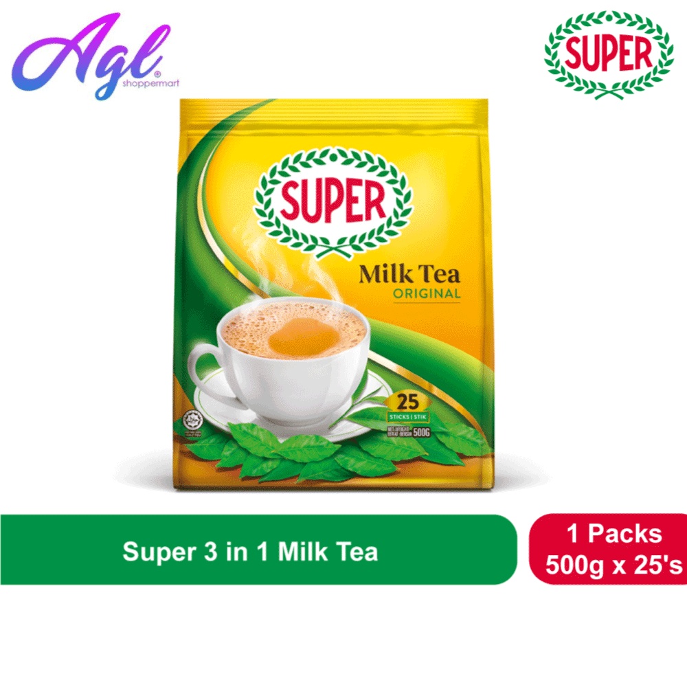 Super 3 in 1 Milk Tea 500g x25/ Teh Halia 300g x 12s - 1Pack- Expired ...