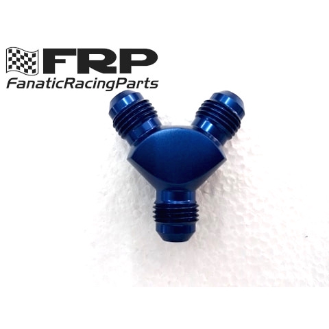 FRP Aluminium AN6 AN8 Male Y Tee Joint Connector T-Joint 3 Way Split ...