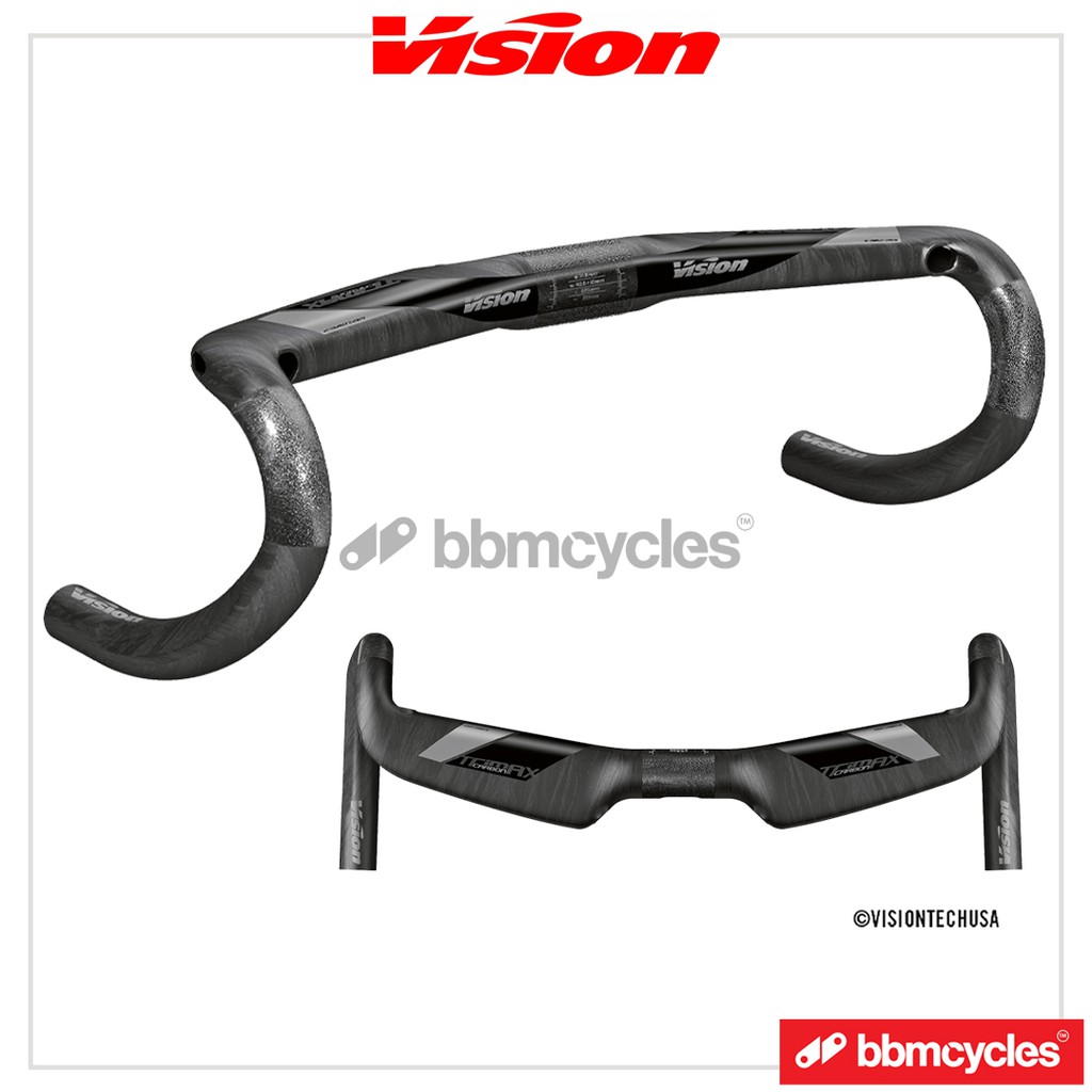 VISION TRIMAX CARBON AERO COMPACT HANDLEBARS Di2 READY INTERNAL CABLE ...