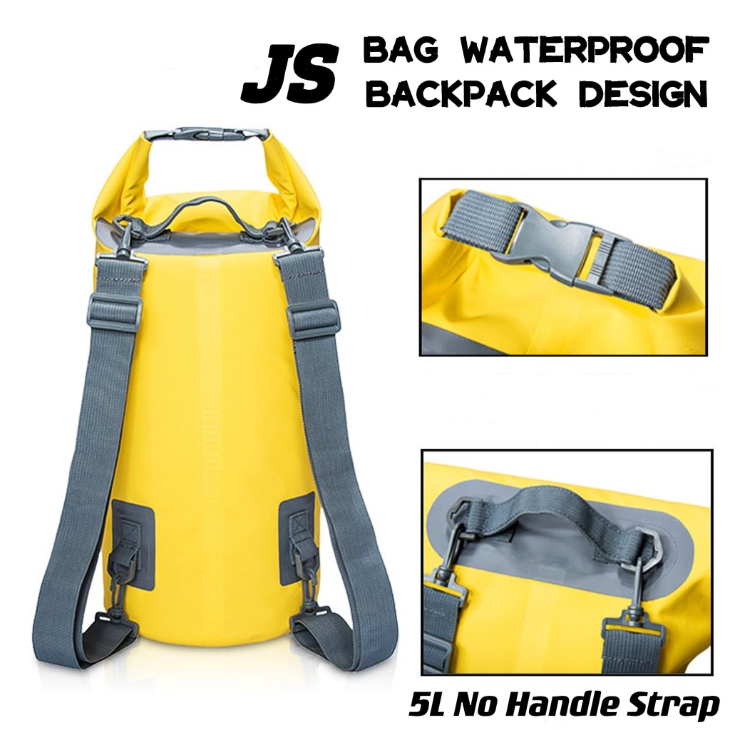 Beg Kalis Air Backpack Waterproof Dry Bag (/5L/10L/15L/20L) Strap ...