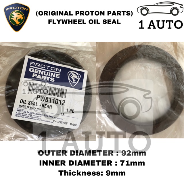 (ORIGINAL PROTON PARTS) FLYWHEEL OIL SEAL PROTON SAGA BLM FL GEN2 ...