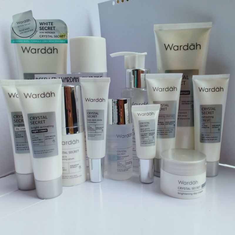 Wardah Crystal Secret Complete Package 9 Small Pcs | Shopee Malaysia