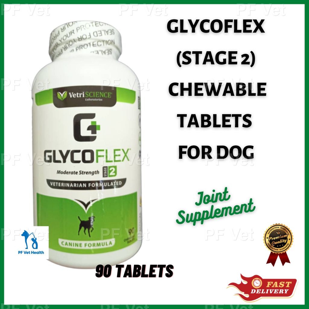 GLYCOFLEX STAGE 2 | Chewable Tablets For Dog | 90 Tablets | Joint ...