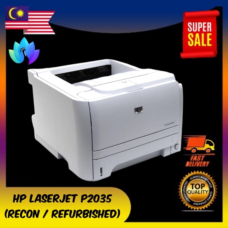 Hp Laserjet p2035 used (Refurbished) | Shopee Malaysia