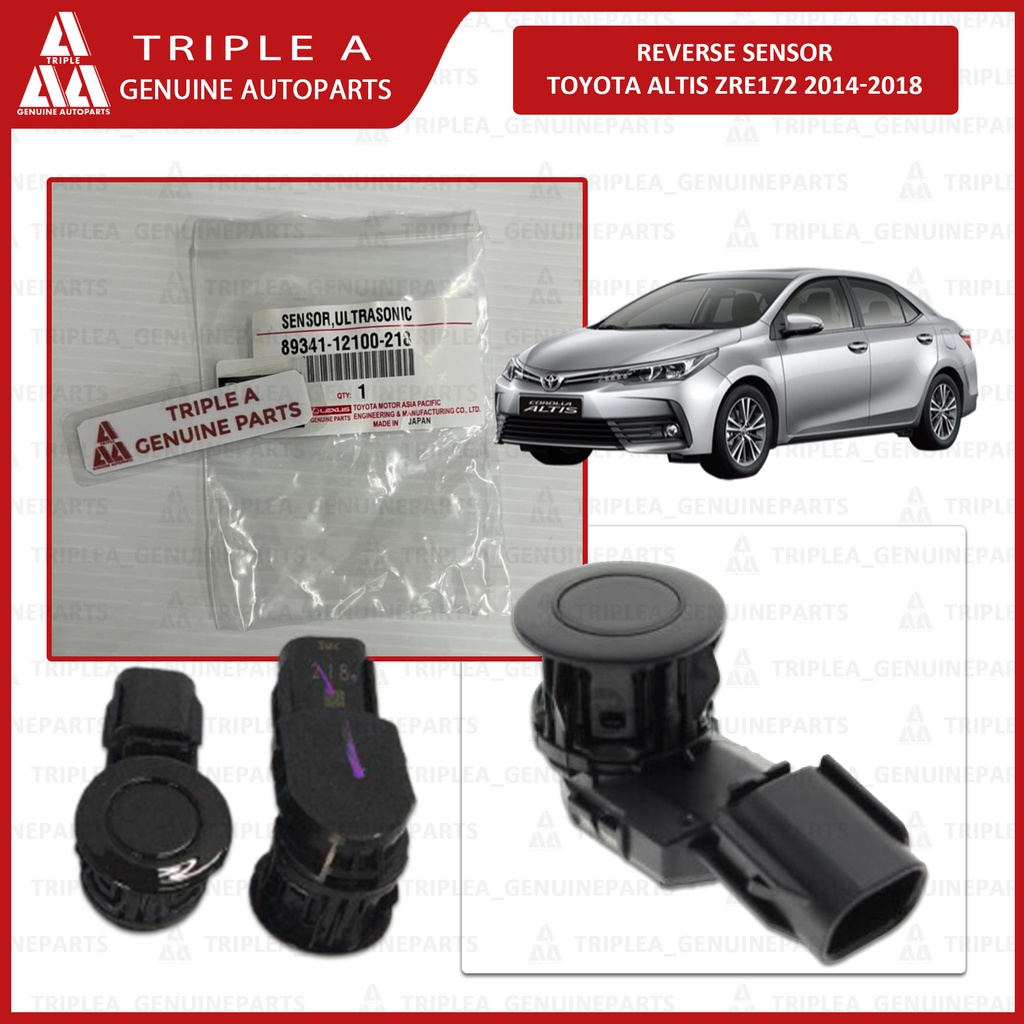NEW🔥 Reverse Sensor Toyota Altis ZRE172 89341-12100 Rear Bumper Parking ...