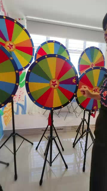 Spin & Win Party Games Wheel Of Fortune Prize Wheels 60cm diameter ...