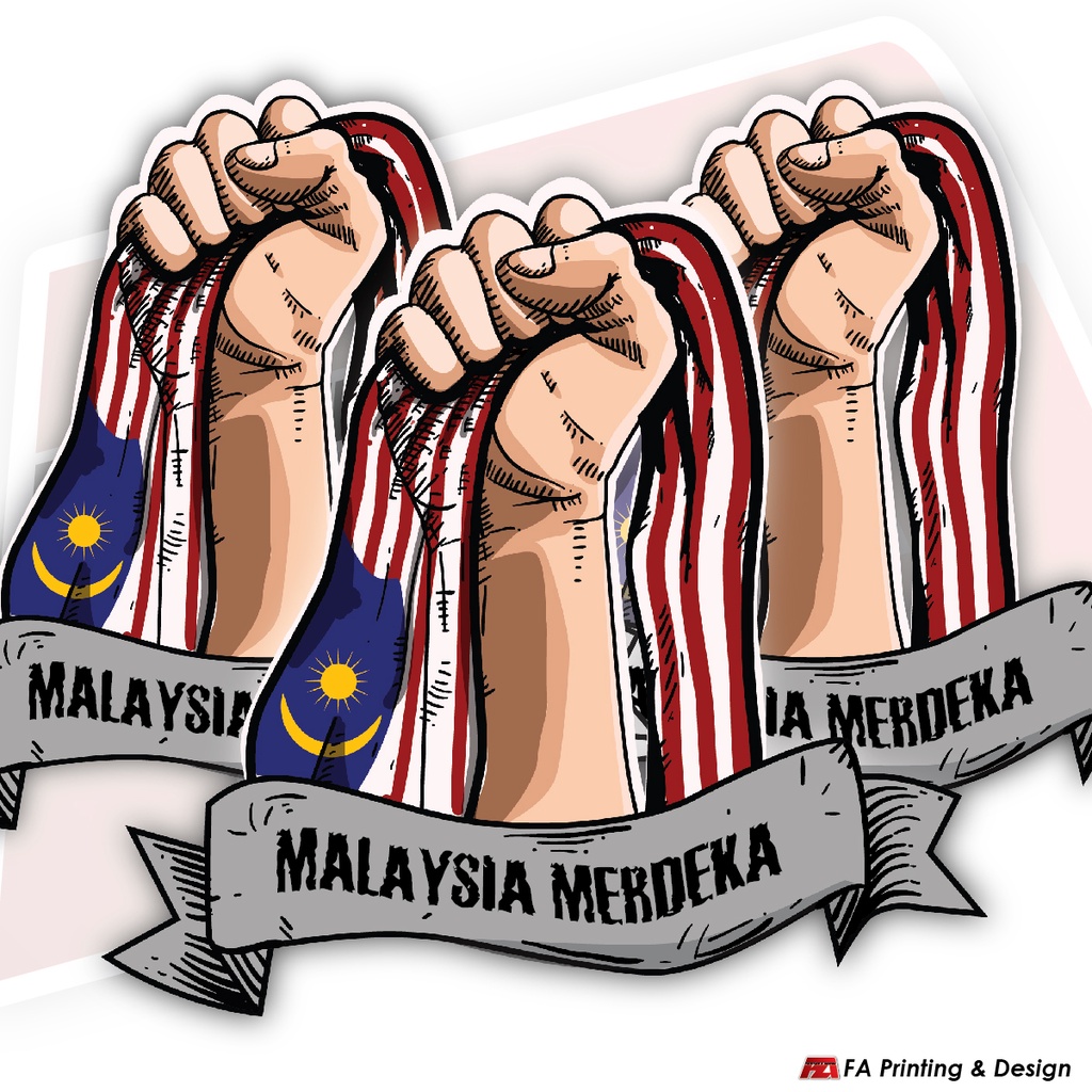 [MERDEKA EXCLUSIVE] RM0.58sen/pcs | Min.Order 40pcs/Set | Sticker ...