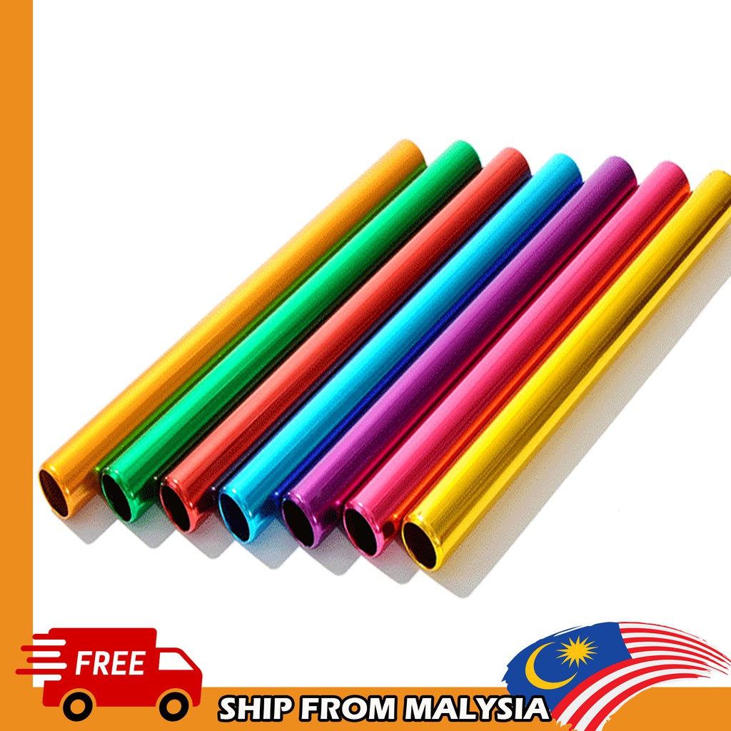 Baton Running Relay Aluminium Race Track Field Quartet Lumba Lari ...