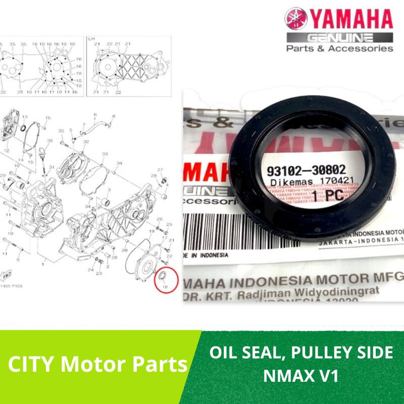 OIL SEAL ,PULLEY SIDE NMAX V1 | Shopee Malaysia OIL SEAL ,PULLEY SIDE NMAX V1 | Shopee Malaysia