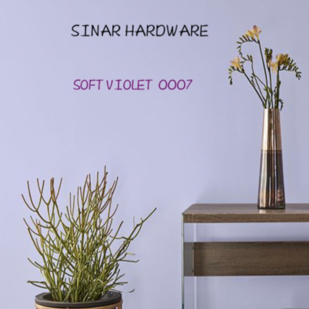 SINAR SANCORA I-EMULSION 1 LITER PAINT PURPLE INTERIOR MATT WALL CAT ...