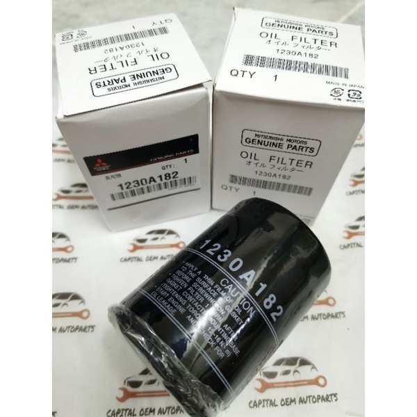 MITSUBISHI TRITON MIVEC VGT 2.4 2016> OIL FILTER (1230A182) | Shopee ...