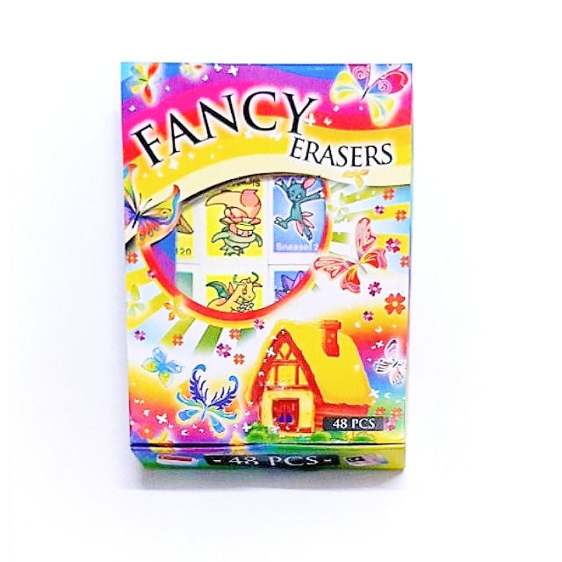 Fancy Eraser Assorted Designs Rubber 48pcs/box | Shopee Malaysia