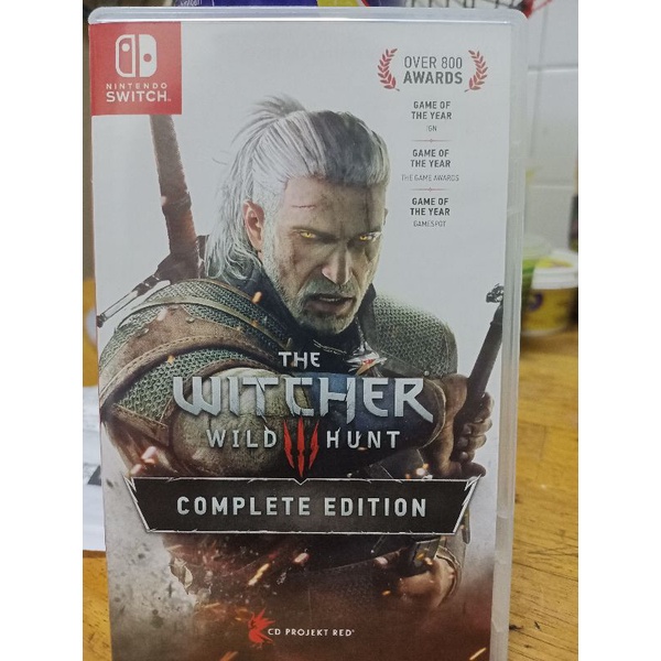 Nintendo Switch The Witcher 3 Wild Hunt Complete Edition (ENG,CHI)(Used ...
