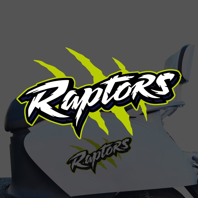 1PC 25*13.9cm Raptor Large Size Car/Motorcycle Sticker Mon ster Energy ...