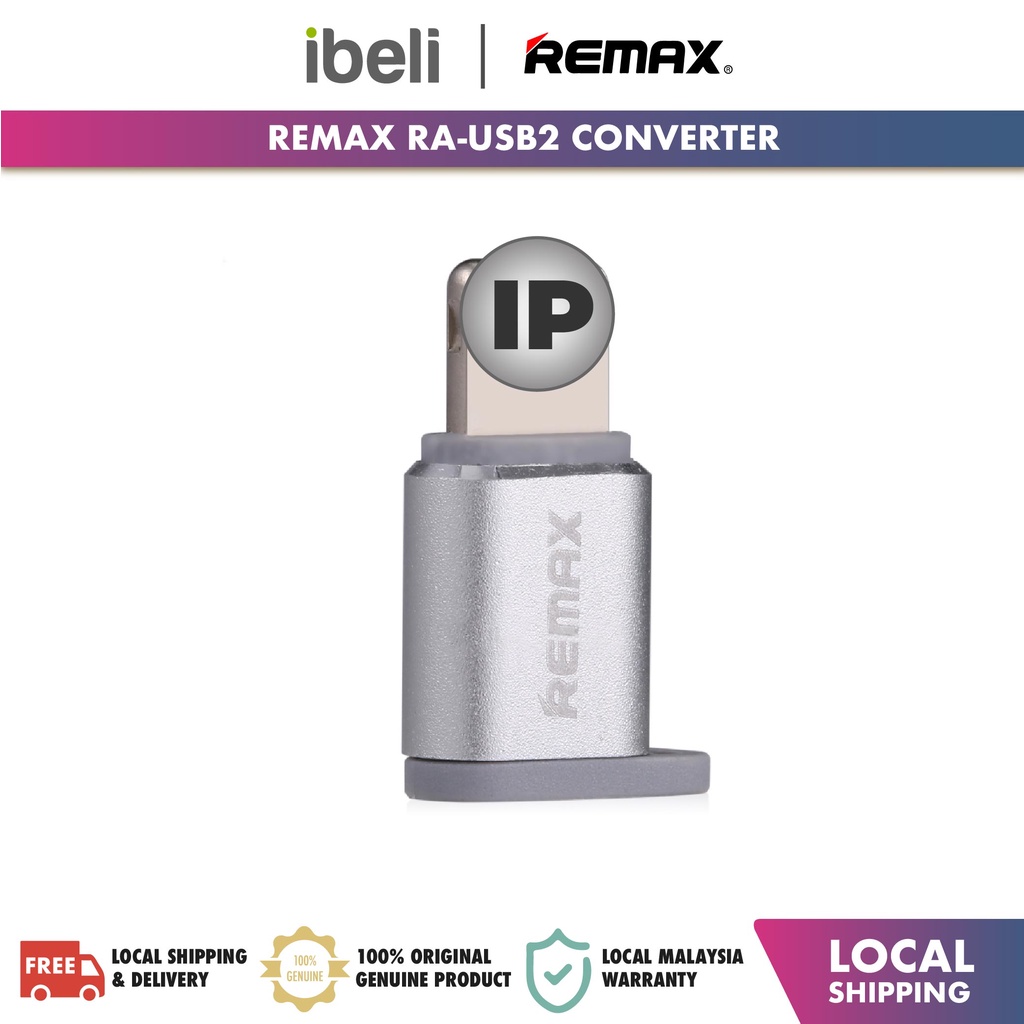 Remax RA-USB2 Micro USB To IP Adapter | Shopee Malaysia