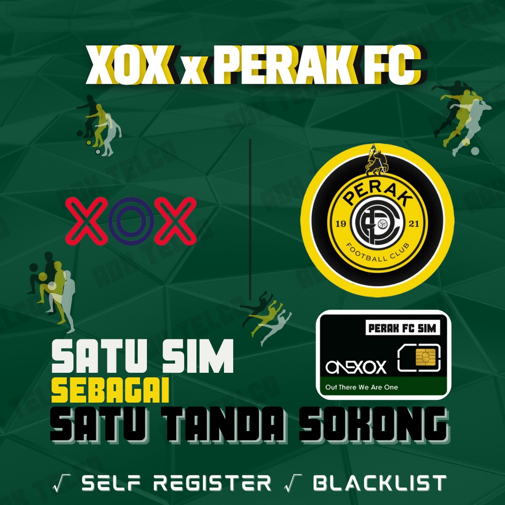 XOX x Perak FC Satu Sim Sebagai Satu Tanda Sokong, Ultimate 35 Data ...