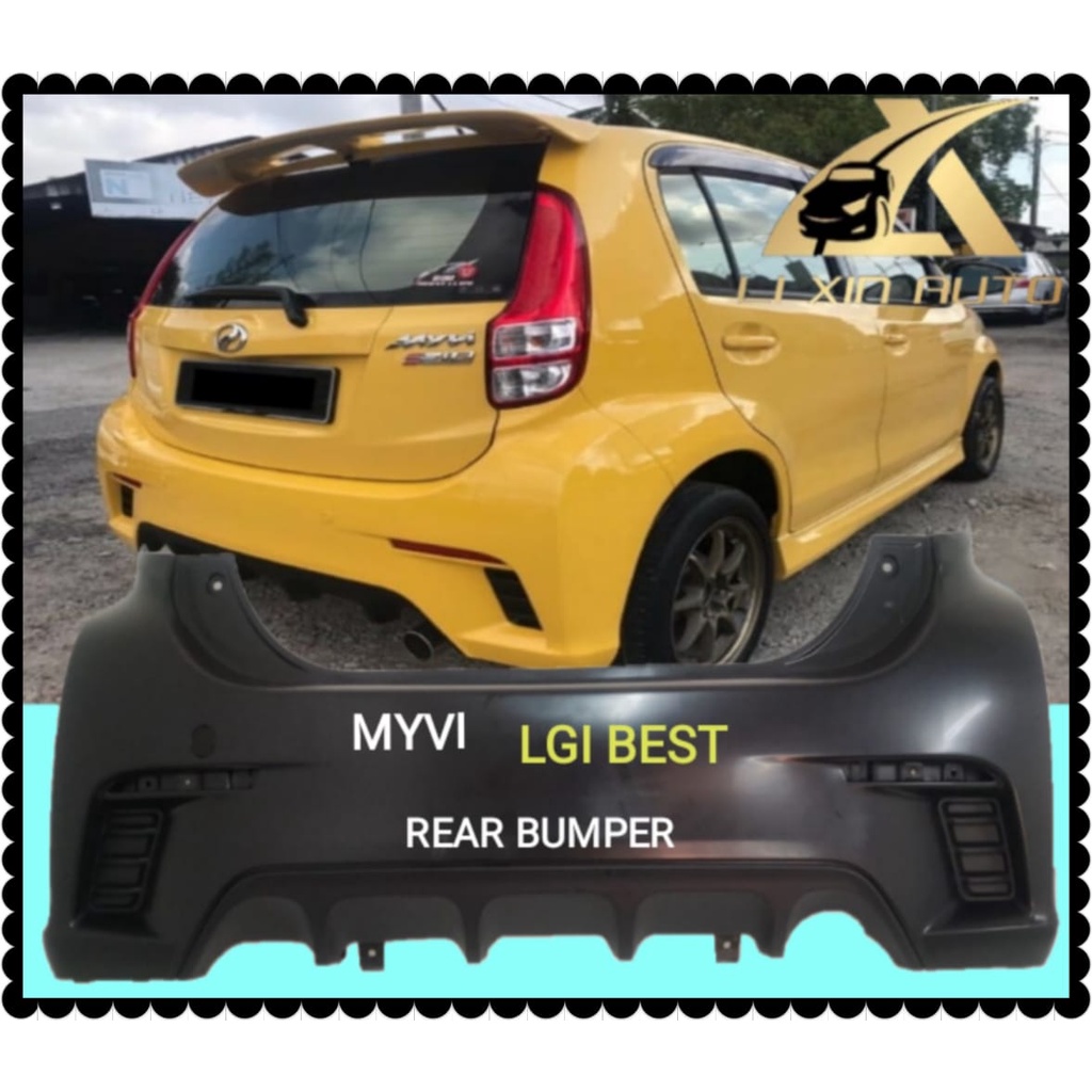 PERODUA MYVI SE 2011 LAGI BEST 1.5 REAR BUMPER ( BELAKANG BUMPER ...
