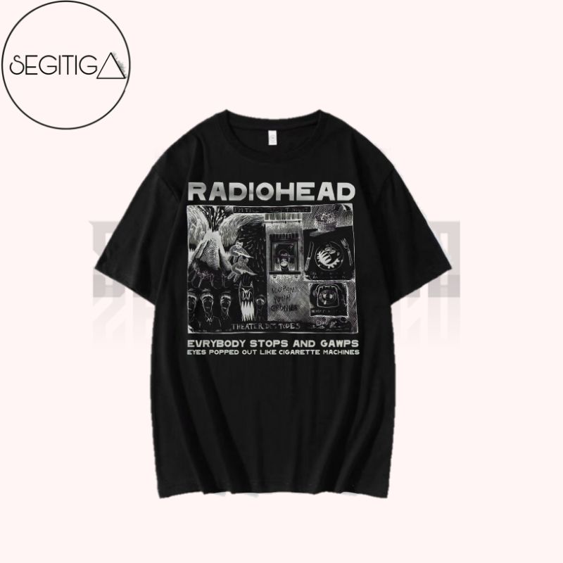 Radiohead BAND Tshirt Rock RADIOHEAD Music Clothes unisex men's and ...