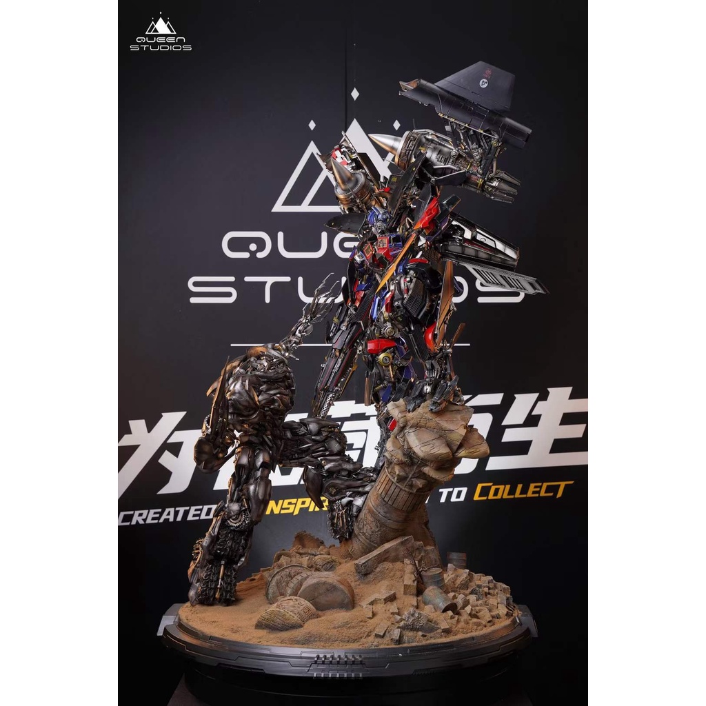 [GKRESIN] Queen Studios - Hasbro Licensed Transformers Jetpower Optimus ...