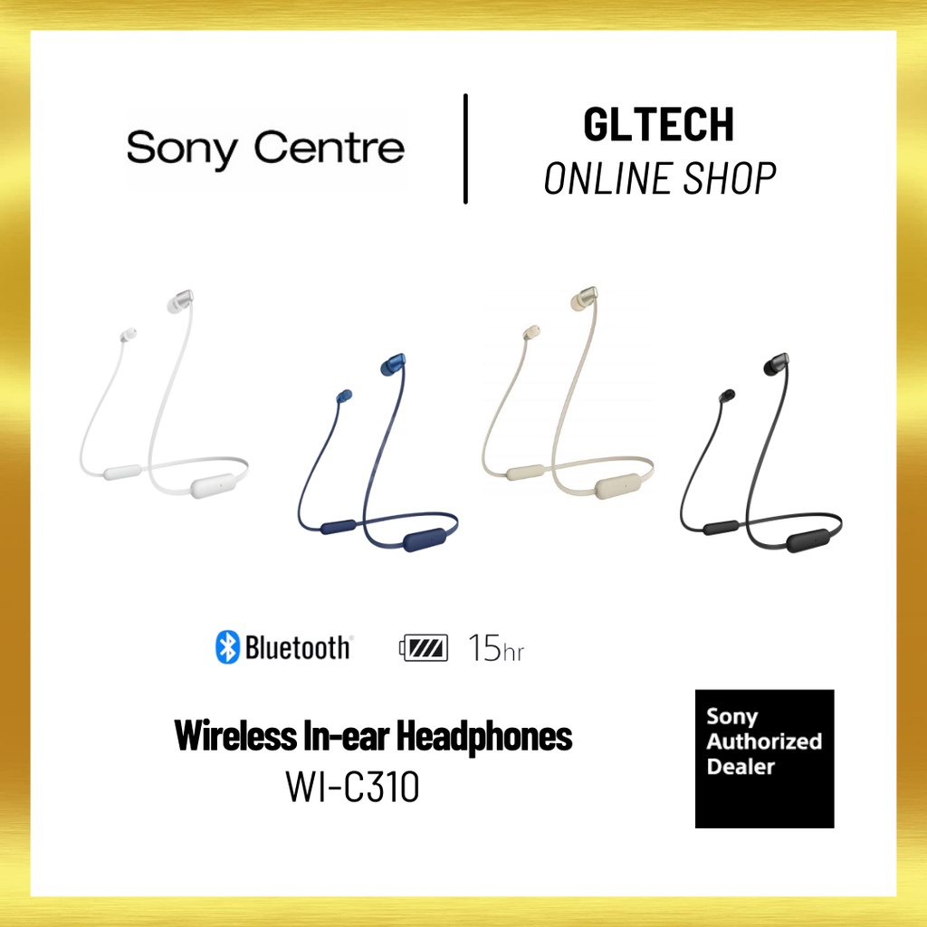 Sony [WI-C310] Wireless In-ear Headphones WIC310 C310 | Shopee Malaysia