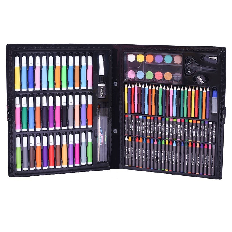 🎀READY STOCK🎀 Kids Painting Pen Crayon Drawing Art Set Colour Pencils ...